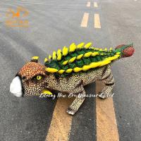 China Interactive Mechanical Dinosaur Intelligent Baby Dinosaur with 3-50m Size Customized Color and Steel Frame Silicone Rubber for sale