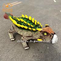 China Interactive Mechanical Dinosaur Intelligent Baby Dinosaur with 3-50m Size Customized Color and Steel Frame Silicone Rubber for sale