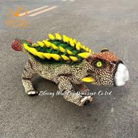 China Interactive Mechanical Dinosaur Intelligent Baby Dinosaur with 3-50m Size Customized Color and Steel Frame Silicone Rubber for sale