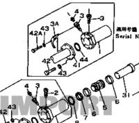 China part No.: 195-30-13191+07020-00000, LUBRICATOR  use for D155-1 D355-1  RECOIL SPRING for sale
