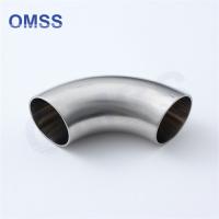 China 2 Inch Sanitary Fittings Stainless Steel SS316L SS304 3A 90 Degree Elbow for sale