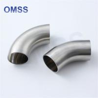 China 2 Inch Sanitary Fittings Stainless Steel SS316L SS304 3A 90 Degree Elbow for sale