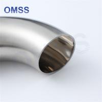 China 2 Inch Sanitary Fittings Stainless Steel SS316L SS304 3A 90 Degree Elbow for sale