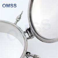 China Round Metal Manhole Cover DN500 Stainless Steel Sanitary With Pressure for sale