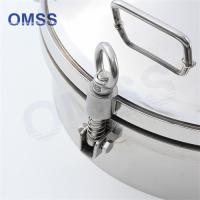 China Round Metal Manhole Cover DN500 Stainless Steel Sanitary With Pressure for sale