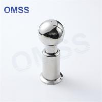China Tri Clamp Spray Ball High Pressure Stainless Steel Fixed Rotary Spray Head Cleaning Ball for sale