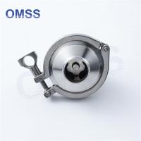 China One Way Non Return Check Valve SS Clamp End Ss304 Stainless Steel Welded Clamp for sale