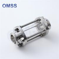 China Triclamp Sight Glass Sanitary Tank Sede Glass Stainless Steel SS304 SS316l Welding NPR Sealing for sale