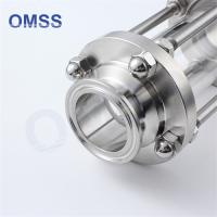 China Triclamp Sight Glass Sanitary Tank Sede Glass Stainless Steel SS304 SS316l Welding NPR Sealing for sale