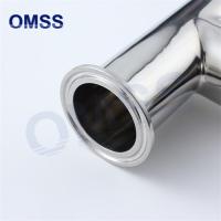 China 7MP Stainless Steel Sanitary Pipe Fittings Tri Clamp Equal Tee for sale