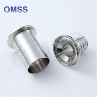 China 14MPHR Tri Clamp Sanitary Fittings Rubber Hose Adapter 3a  SS316l 1.5