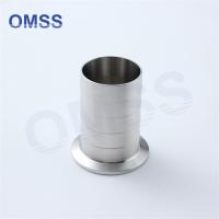 China 14MPHR Tri Clamp Sanitary Fittings Rubber Hose Adapter 3a  SS316l 1.5