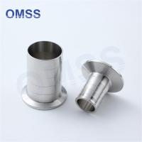 China 14MPHR Tri Clamp Sanitary Fittings Rubber Hose Adapter 3a  SS316l 1.5