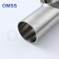 China Stainless Steel Pipe Fitting Short Reducing Welded Tee Sanitary 316L for sale