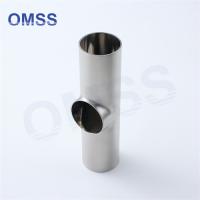 China Stainless Steel Pipe Fitting Short Reducing Welded Tee Sanitary 316L for sale