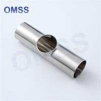 China Stainless Steel Pipe Fitting Short Reducing Welded Tee Sanitary 316L for sale