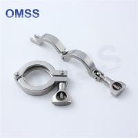 China Custom Sanitary Fittings Heavy Duty Single Pin Clamp 13MHH 3A SS304 1.5
