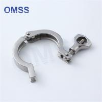 China Custom Sanitary Fittings Heavy Duty Single Pin Clamp 13MHH 3A SS304 1.5