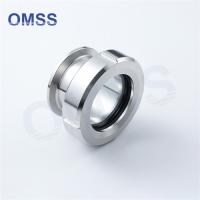 China Sanitary Tank Sight Glass Stainless Steel Clamp Observation Glass With Union,Types Of Tank for sale