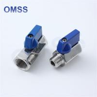 China 1/4 Inch Sanitary Ball Valve Male Female Stainless Steel Ball Mini Valve for sale