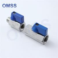 China 1/4 Inch Sanitary Ball Valve Male Female Stainless Steel Ball Mini Valve for sale