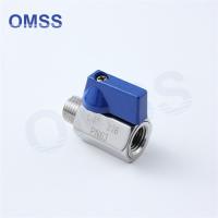 China 1/4 Inch Sanitary Ball Valve Male Female Stainless Steel Ball Mini Valve for sale