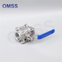 China 3PC 	Ball Valve 2inch Stainless Steel Sanitary Globe Valve Stainless Steel 316 for sale