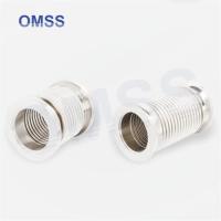 China CF25 Vacuum Fittings Stainless Steel CF Compressible Bellow Connections for sale