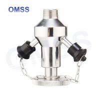 China 2 Inch Sample Valves Sanitary Tri Clover Featuring PTFE Sealing For Water Treatment for sale