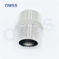 China 304 Stainless Steel Hex Nipple Male Female Elbow Industrial Pipe Fittings Hexagon Nipple for sale