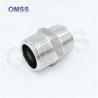 China 304 Stainless Steel Hex Nipple Male Female Elbow Industrial Pipe Fittings Hexagon Nipple for sale