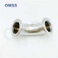 China KF 25 Vacuum Fittings Stainless Steel KF 90 Degree Elbow Vacuum Flange Fittings for sale
