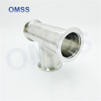 China KF 25 Vacuum Fittings Stainless Steel KF Tees Vacuum Flange Fittings for sale