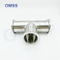 China KF 25 Vacuum Fittings Stainless Steel KF Tees Vacuum Flange Fittings for sale