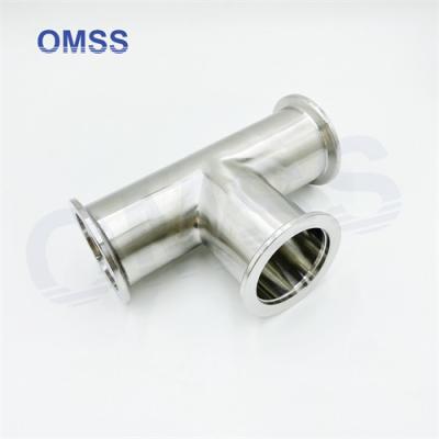 China KF 25 Vacuum Fittings Stainless Steel KF Tees Vacuum Flange Fittings for sale