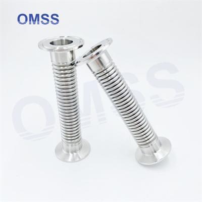 China KF16 Stainless Steel KF Vacuum flexible Bellows with ISO KF CF flange for sale