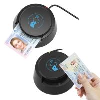 China NFC300 RFID Card Reader with Contact & Contactless Technology - 90mm x 90mm x 40mm ABS Housing for sale