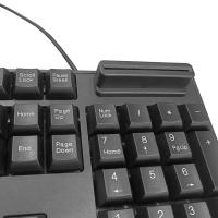 China 104-Key USB Wired Office Keyboard with Smart Card Reader - Multi-Language Support for Secure Data Access for sale