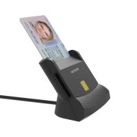 China Smart ATM ISO 7816 USB EMV SIM IC ID Card Reader with 12Mbps Speed and 100,000 Cycle Durability for sale