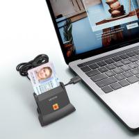China Smart ATM ISO 7816 USB EMV SIM IC ID Card Reader with 12Mbps Speed and 100,000 Cycle Durability for sale