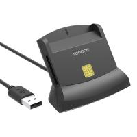 China Smart ATM ISO 7816 USB EMV SIM IC ID Card Reader with 12Mbps Speed and 100,000 Cycle Durability for sale