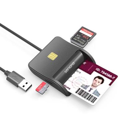 China SENONE SCR-305(A) USB 2.0 Card Reader with 100,000 Cycle Durability - Smart Card, SD, Micro SD Support for sale
