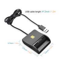 China SENONE SCR-305(A) USB 2.0 Card Reader with 100,000 Cycle Durability - Smart Card, SD, Micro SD Support for sale