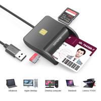 China SENONE SCR-305(A) USB 2.0 Card Reader with 100,000 Cycle Durability - Smart Card, SD, Micro SD Support for sale