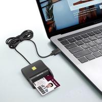China SENONE SCR-305(A) USB 2.0 Card Reader with 100,000 Cycle Durability - Smart Card, SD, Micro SD Support for sale