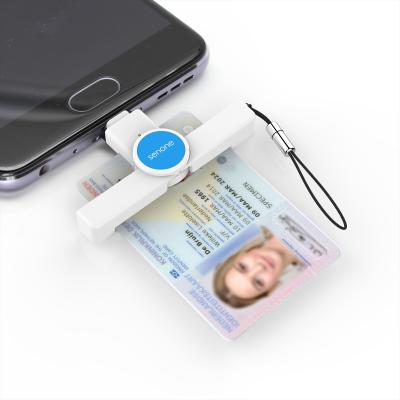 China SENONE SCR-308-TypeC Smart Card Reader 51×21×16mm with 100,000 Cycle Durability and USB 2.0 12Mbps Speed for sale