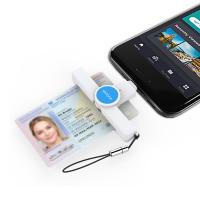 China SENONE SCR-308-TypeC Smart Card Reader 51×21×16mm with 100,000 Cycle Durability and USB 2.0 12Mbps Speed for sale