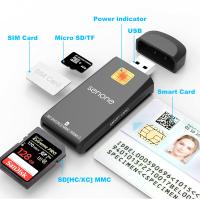 China WS-SCR311 Multi-Card Reader with Bluetooth Support - 66.3×64.3×18.8mm ABS Housing, 640 kbps Speed, 100K Cycle Durability for sale