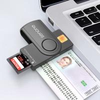 China WS-SCR310 USB Smart Card Reader with 640 kbps Speed and 100,000 Cycle Durability for SD, SIM, and Identity Cards for sale