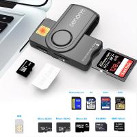 China WS-SCR310 USB Smart Card Reader with 640 kbps Speed and 100,000 Cycle Durability for SD, SIM, and Identity Cards for sale